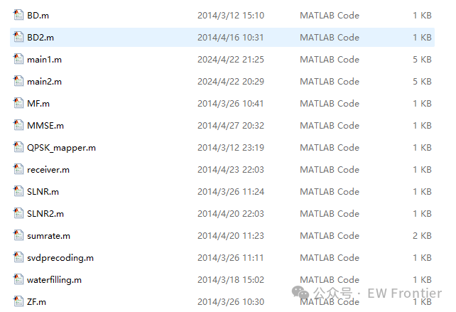 多用户MIMO系统中各种预编码性能比较（ZF，BD，MMSE，SLNR，MF，SVD）【附MATLAB代码】_zf和bd-CSDN博客