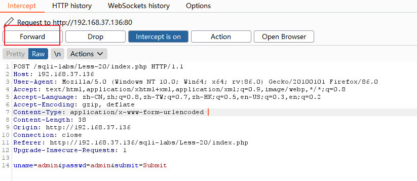 使用 Burpsuite 进行POST 方式的SQL注入_burpsuite post-CSDN博客
