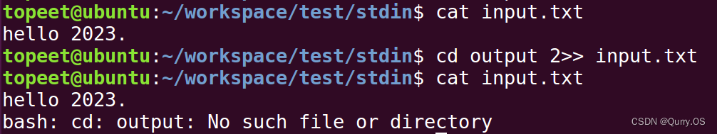 Linux输出重定向 Csdn博客 