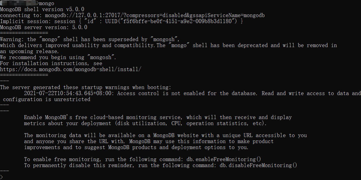 MongoDB_5.0.0下载及安装（Windows10）_mongodb5.0下载-CSDN博客