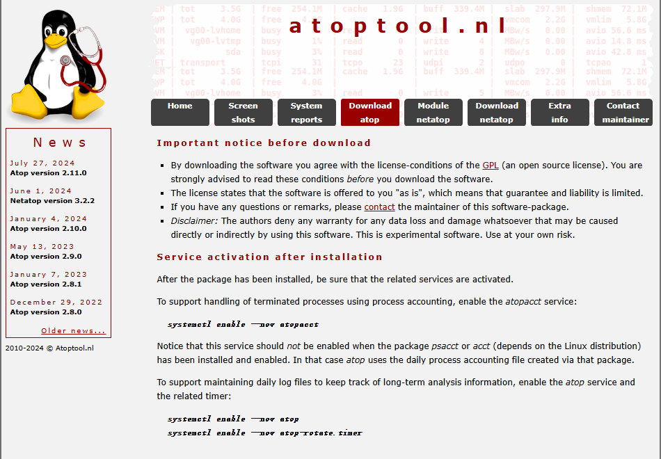 掌握Linux性能监控神器：atop实用指南_atop工具-CSDN博客