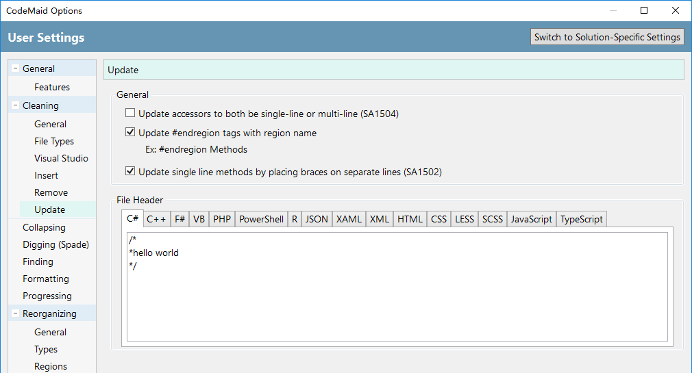 好代码是管出来的——.Net中的代码规范工具及使用_codemaid-CSDN博客