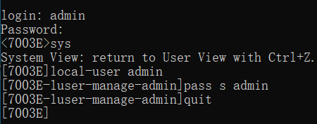 H3C交换机密码修改_华三交换机修改密码命令-CSDN博客