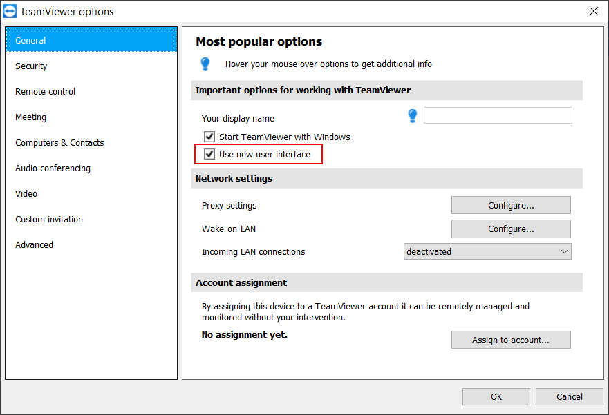 怎样从旧版本激活TeamViewer新版本界面？_teamviewer旧版-CSDN博客