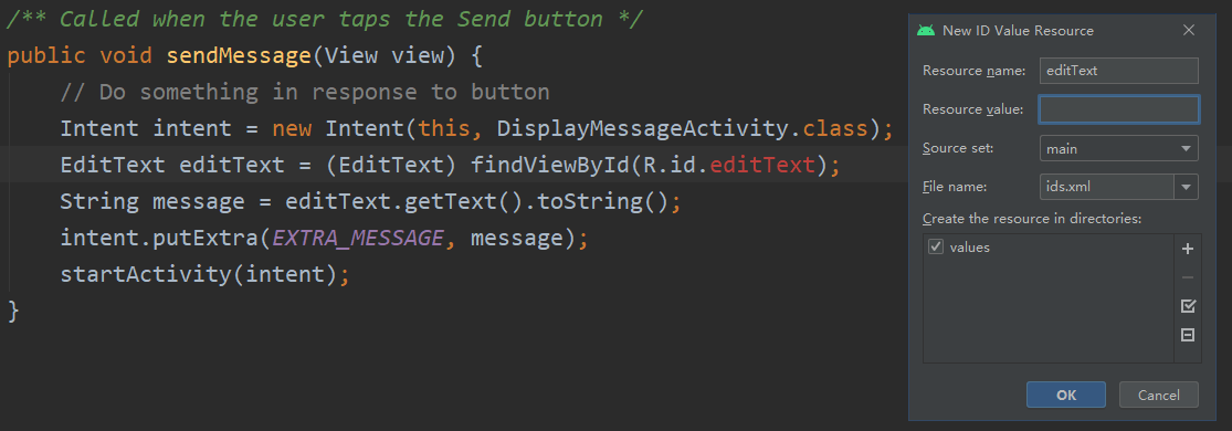 Android Edittext报错关于android官方开发教程中edittext Edittext Edittext
