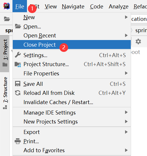 IDEA关闭已经打开的项目_idea怎么关掉项目-CSDN博客