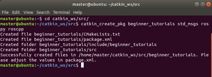 3.3 创建一个 ROS 功能包_catkin_create_pkg_DPRobot的博客-CSDN博客