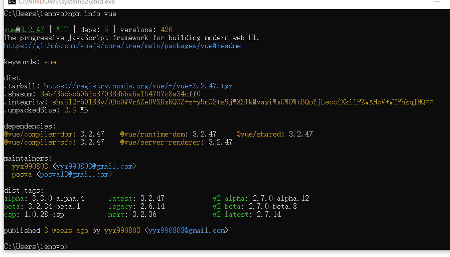 Vue检测与安装查看是否安装vue Csdn博客
