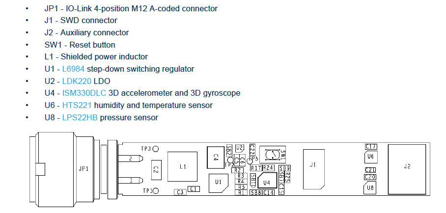st link v2引脚连接_基于STM L6362A及STM32F469AI的具有传感器和IO-Link功能的预测性维护套件...-CSDN博客