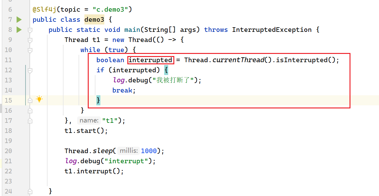 Interrupt打断线程的来龙去脉（sleep、wait、join、park、两阶段终止）_interrupt打断 sleep,wait,join 的线程-CSDN博客