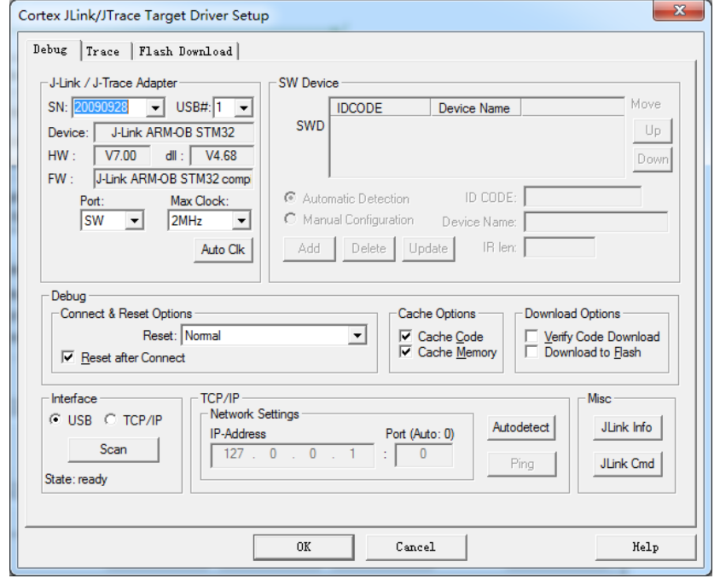 J-LinK-OB改造版 仿真/调试器 使用说明_单片机模拟jlink-CSDN博客