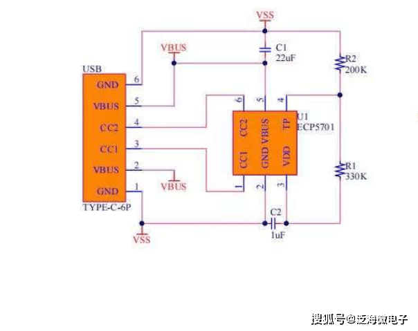 ECP5701原厂USB PD协议SINK端输出控制器芯片，SOT23-6封装-CSDN博客