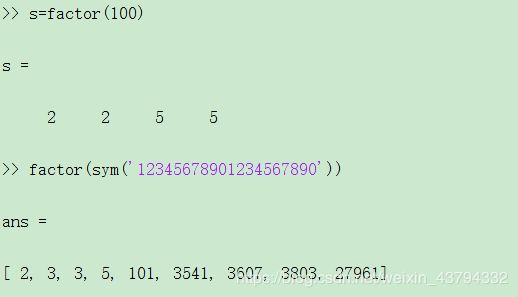 Matlab怎么通分matlab常见符号运算 因式分解、展开、合并、简化及通分等计算导数，积分，符号求和、代数方程和微分方程求解） Csdn博客