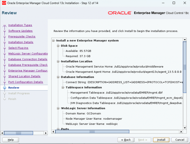 在Oracle Linux/RHEL 9.2 安装 Oracle 19c+ EM13c_oracle emcc 下载-CSDN博客