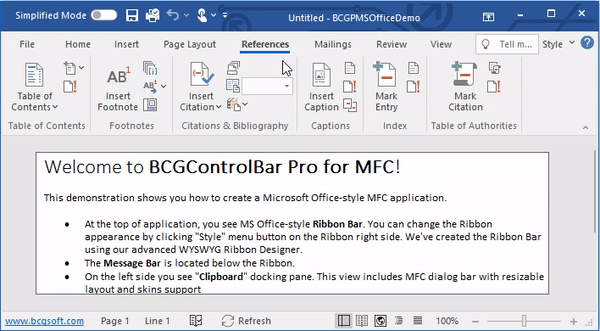 Mfc界面库bcgcontrolbar V320 对话框、仪表盘控件升级bcg Ribbonbar简化模式开关 Csdn博客