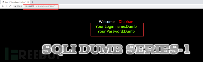 宝，我今天注入了，注入的想你的液[SQL注入之sqli-labs(Less1-6)]_welcome dhakkan your login name:dumb your password-CSDN博客