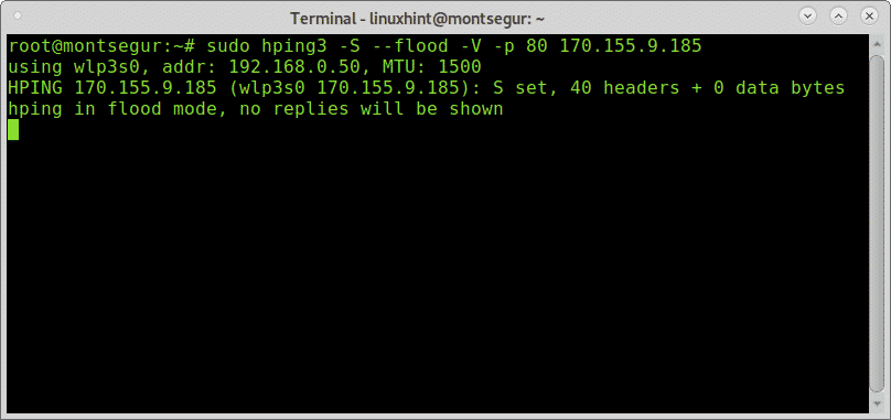 hping3 flood ddos_hping3 ddos-CSDN博客