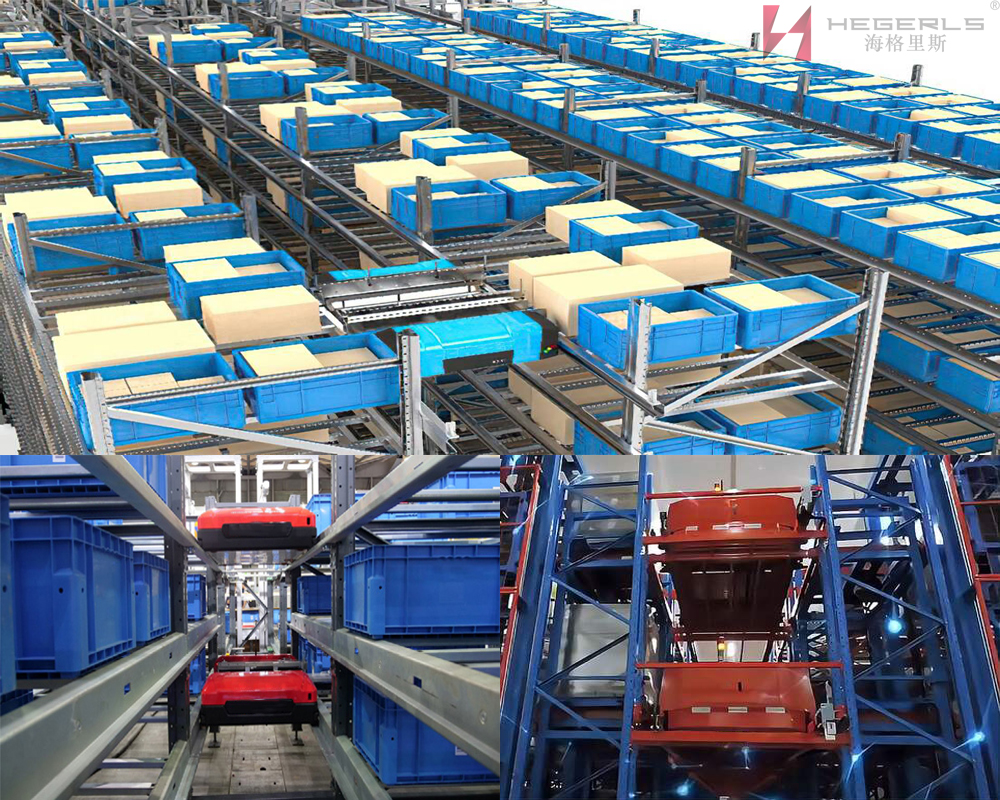 料箱式智能四向穿梭车｜解决电商医用行业的HEGERLS同层多车四向车存储系统_四向托盘穿梭车与料箱式穿梭车共同点-CSDN博客