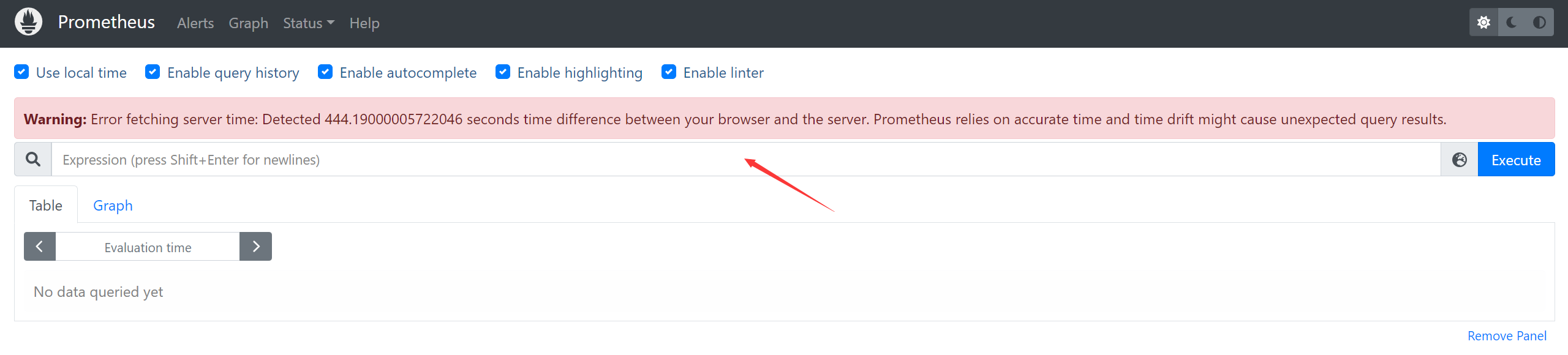 Prometheus Web UI 查询报错解决方案_prometheus web界面 时间不对-CSDN博客