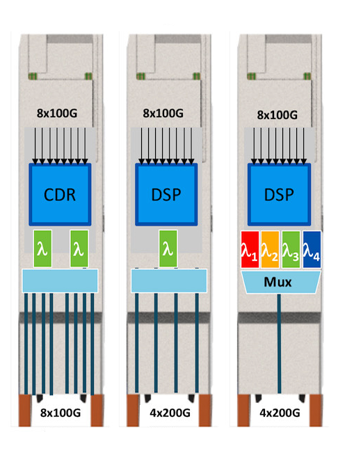态路小课堂丨三款800G光模块方案介绍—SR8/DR8/2FR4_800g sr8 dr-CSDN博客