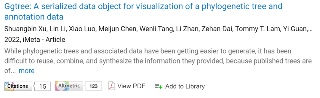 iMeta | 高被引进化树可视化工具ggtree-CSDN博客