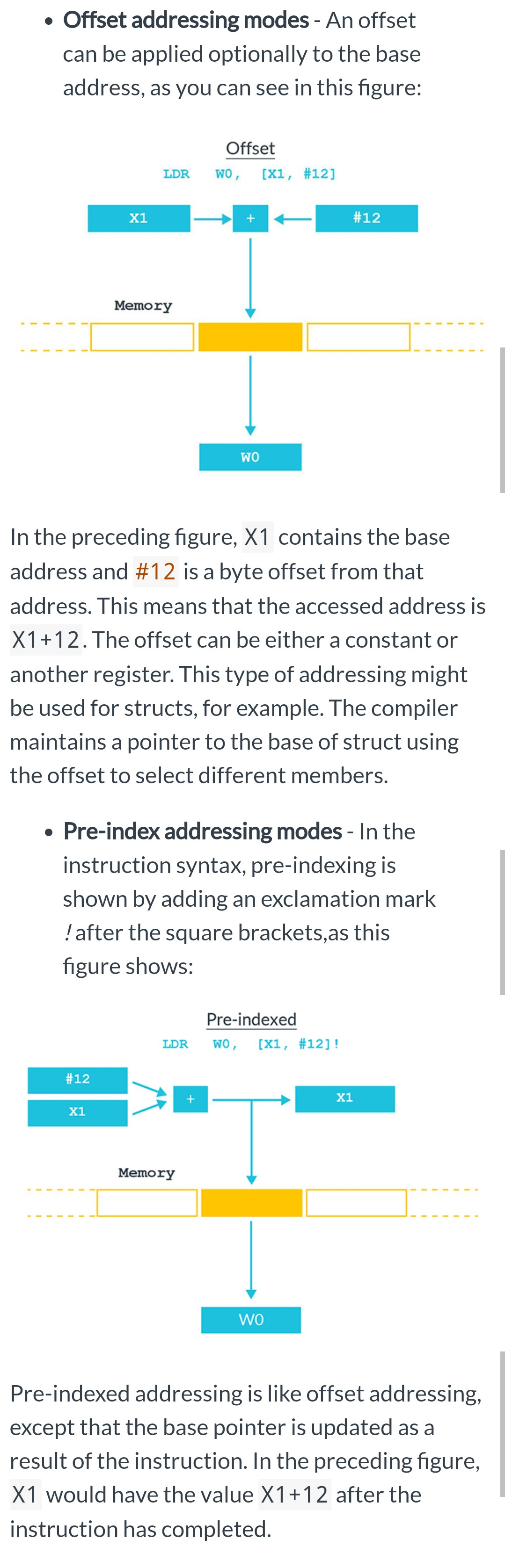 Analysis ARM64 assembly instruction memory addressing method - Programmer Sought