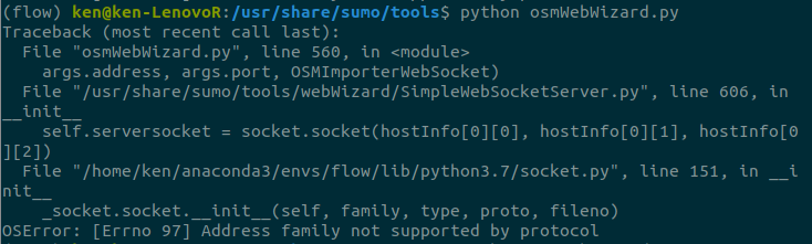 OSMWebWizard无法使用（Address family not supported by protocol）_osmwebwizard打不开-CSDN博客