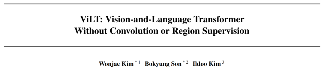 ICML 2021 | ViLT：最简单的多模态Transformer-CSDN博客