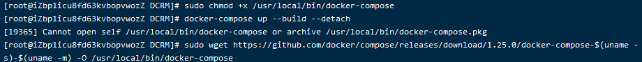 docker-compose up报错Cannot open self /usr/local/bin/docker-compose_docker-compose报错-CSDN博客