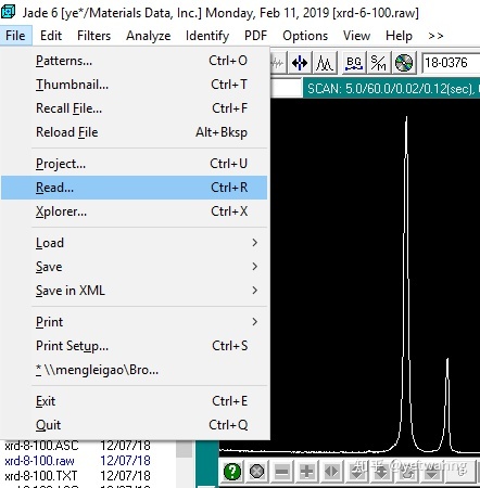 jade软件_一文搞定材料晶体结构分析（借助Jade，FindIt，和Material Studio软件）_weixin_39654751的 ...