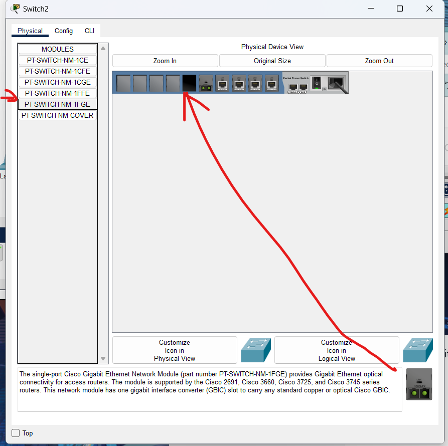4.7.1 Packet Tracer - Connect the Physical Layer（作业）_packet tracer - 物理层探索 - 物理模式-CSDN博客