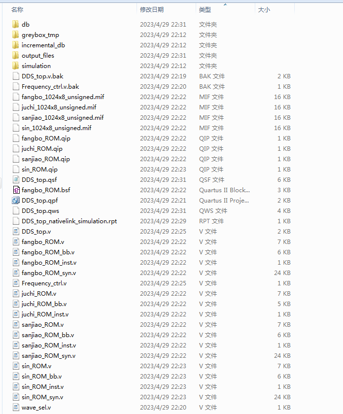DDS波形发生器Verilog代码Quartus仿真_波形仿真代码-CSDN博客