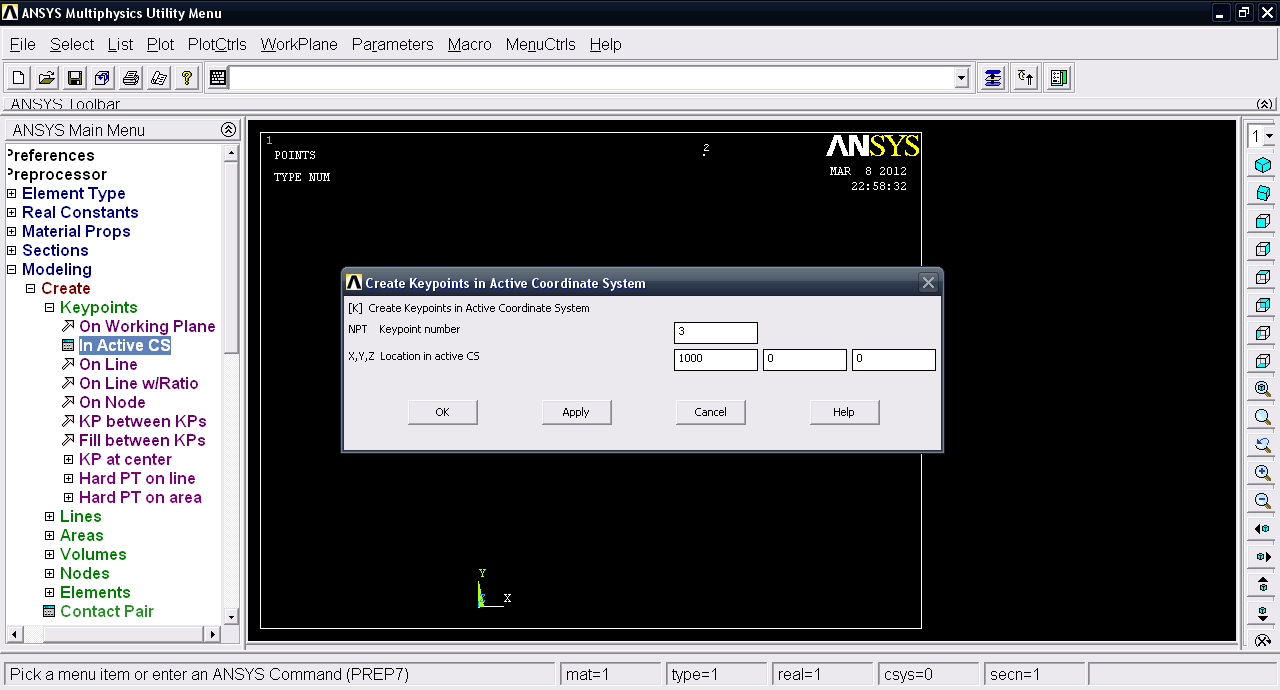 机械 APDL 中的 2D 桁架分析 （ANSYS） 第 1 部分_ansys mechanical apdl-CSDN博客