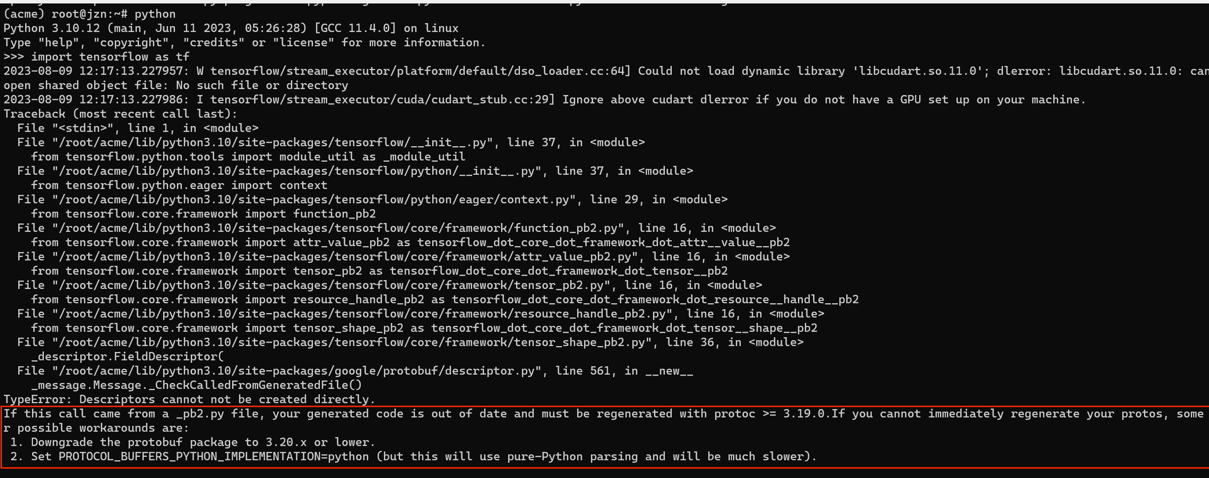 Acme 在 Ubuntu22.04 上的执行 （gpu运行版本）_attributeerror: module 'jax.interpreters.pxla' has-CSDN博客