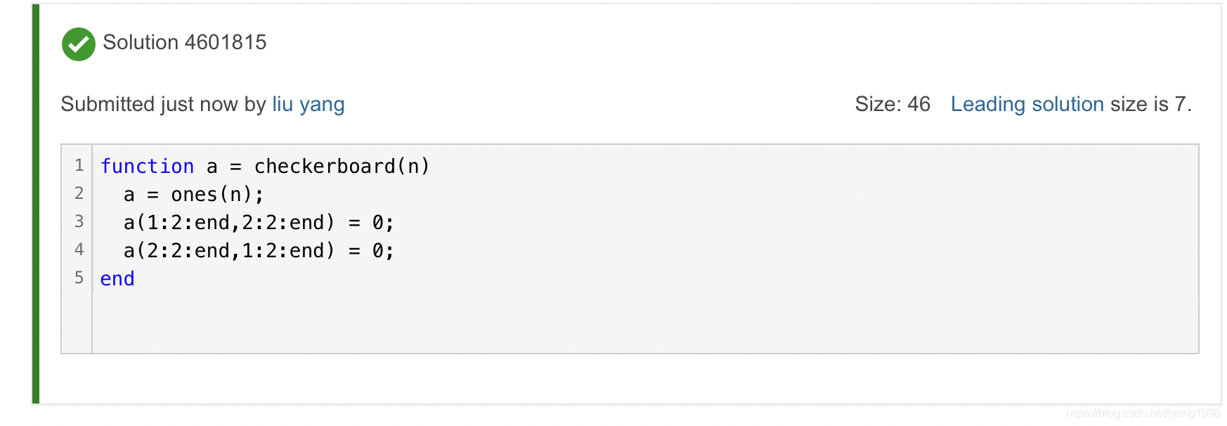 matlab里cody,Matlab学习笔记 — Cody Problem 4-CSDN博客