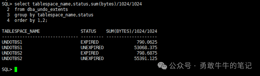 Oracle-undo表空间使用率高案例_oracle undo使用率太高-CSDN博客