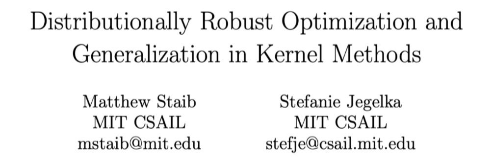 多篇顶会论文看DRO (Distributionally Robust Optimization) 最新进展_PaperWeekly的博客-CSDN博客