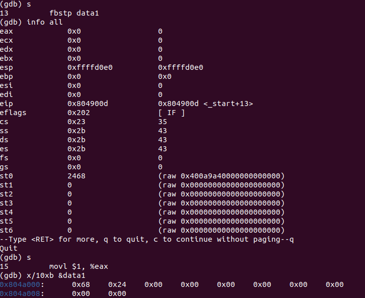 操作系统实验报告3：Linux 下 x86 汇编语言2_如何再ubuntu汇编器:gas (gnu assembler) in at&t mode 编译器:-CSDN博客