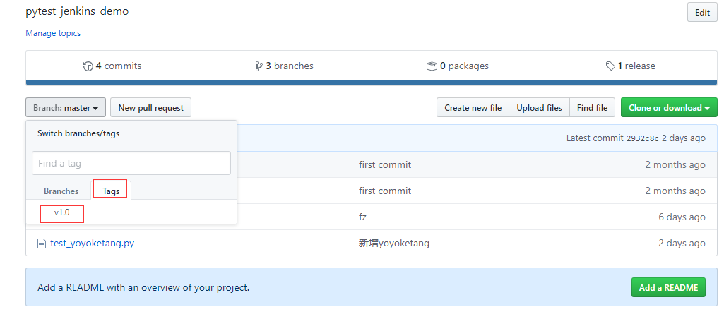 git使用教程9-pycharm 使用 tag 打标签_pycharm git tag-CSDN博客
