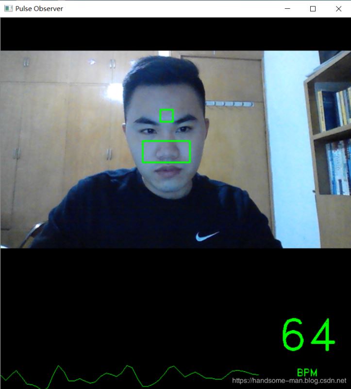 python opencv调用摄像头并追踪移动物体,浅析Python+OpenCV使用摄像头追踪人脸面部血液变化实现脉搏评估...-CSDN博客