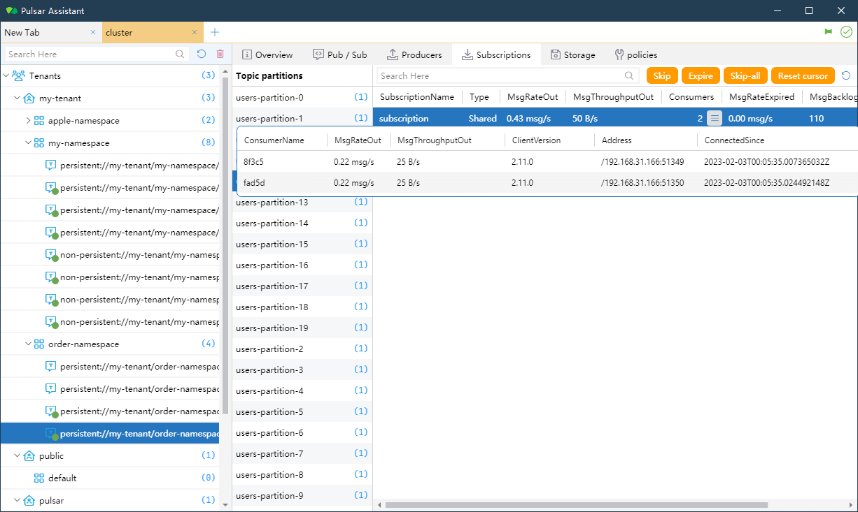 Apache Pulsar 桌面端图形化管理工具 GUI （Pulsar Assistant）_pulsar可视化工具-CSDN博客