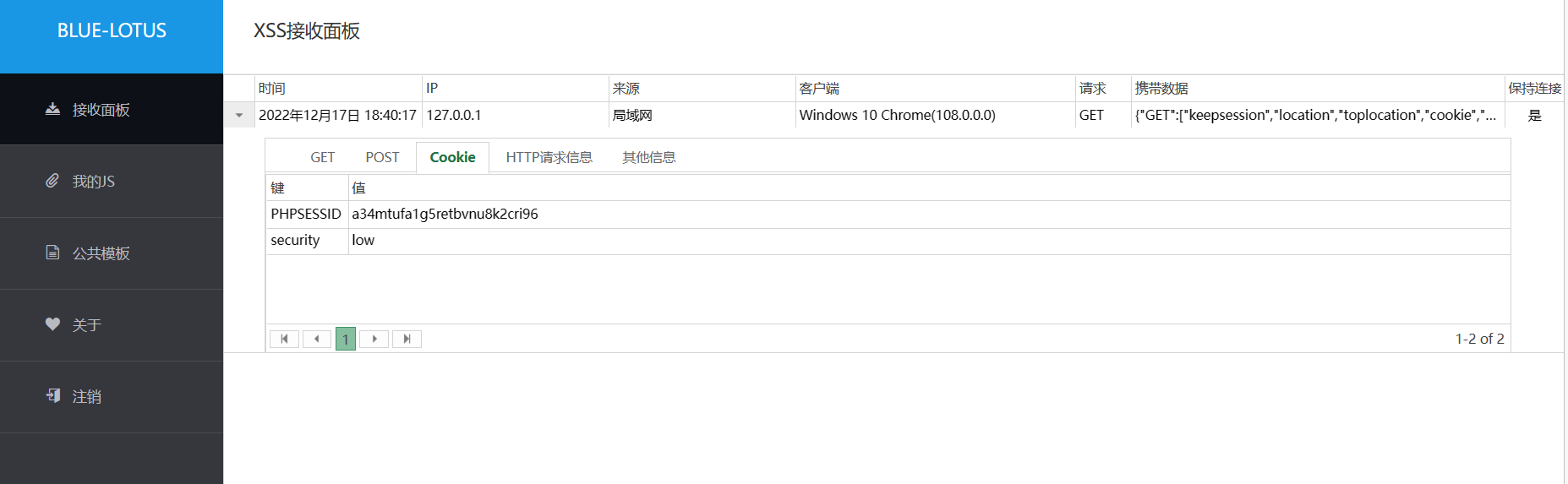 XSS漏洞利用（五）_document.cookie xss利用-CSDN博客