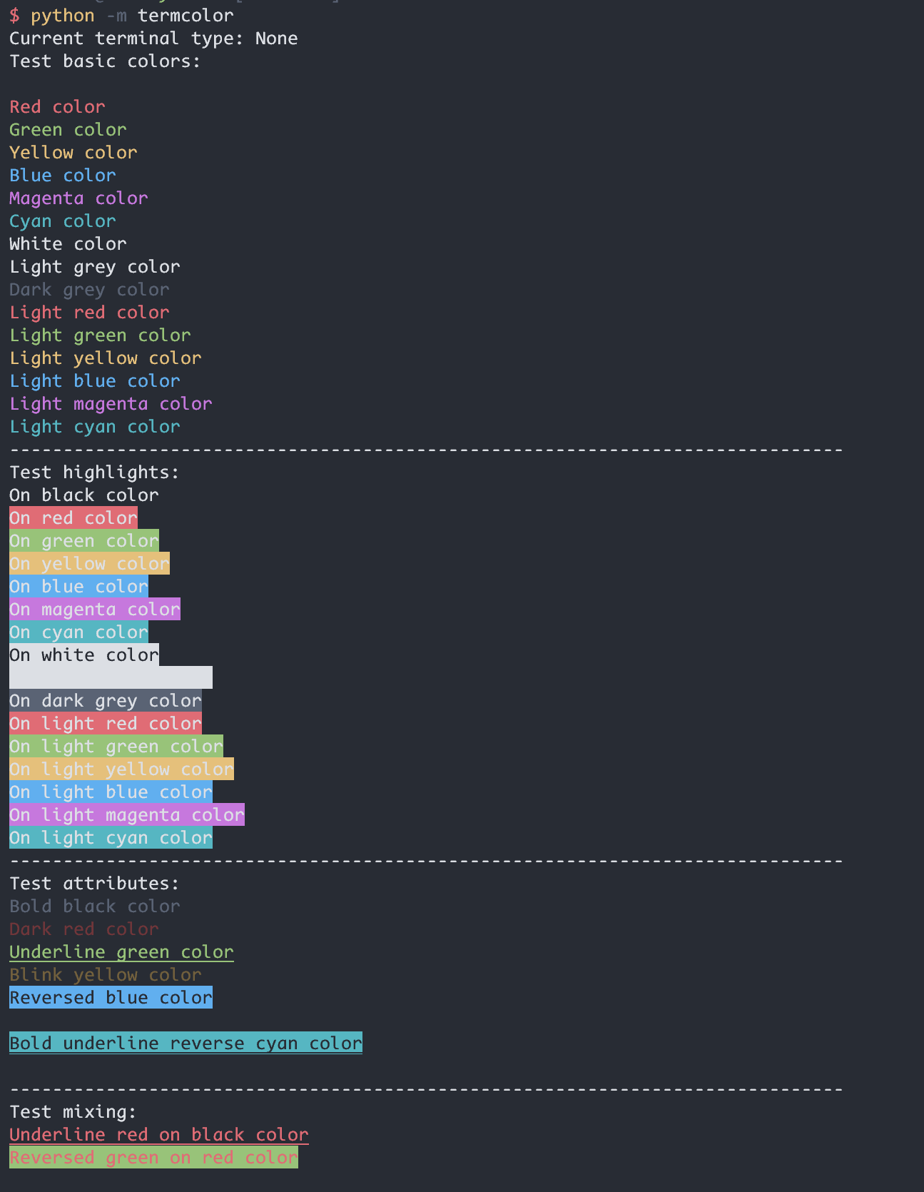 Python终端输出彩色样式的内容python彩色字符 Csdn博客 