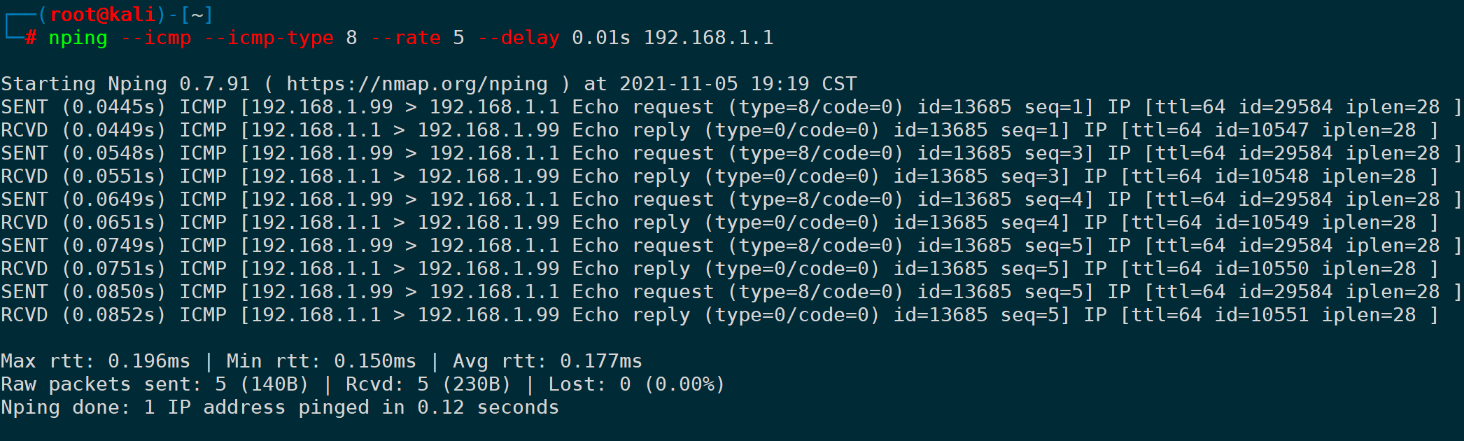 网络探测的中流砥柱-Nping使用_nping语法-CSDN博客