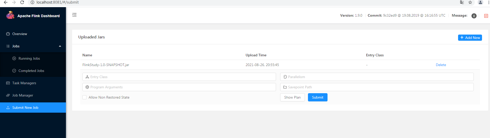 Flink基础系列7-通过Web UI执行jar文件_flink运行jar包-CSDN博客