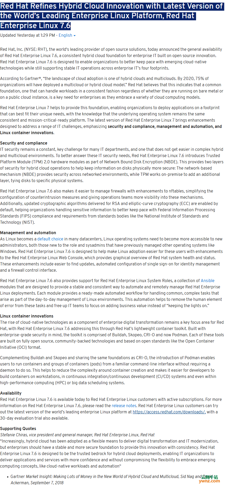 red hat linux7下载地址,Red Hat Enterprise Linux 7.6（RHEL 7.6）版本发布下载-CSDN博客