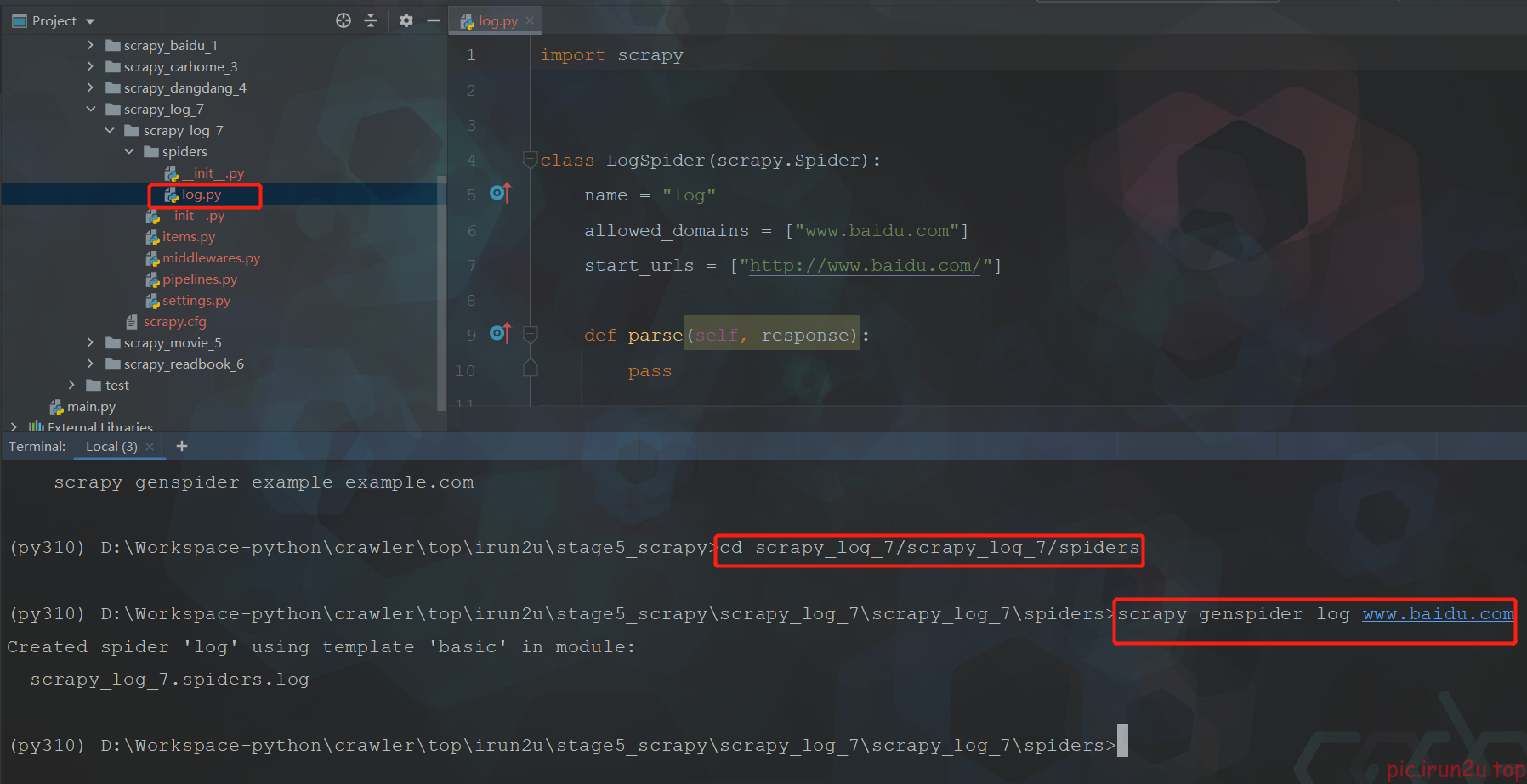 scrapy：日志和post请求_yub4by的博客-CSDN博客