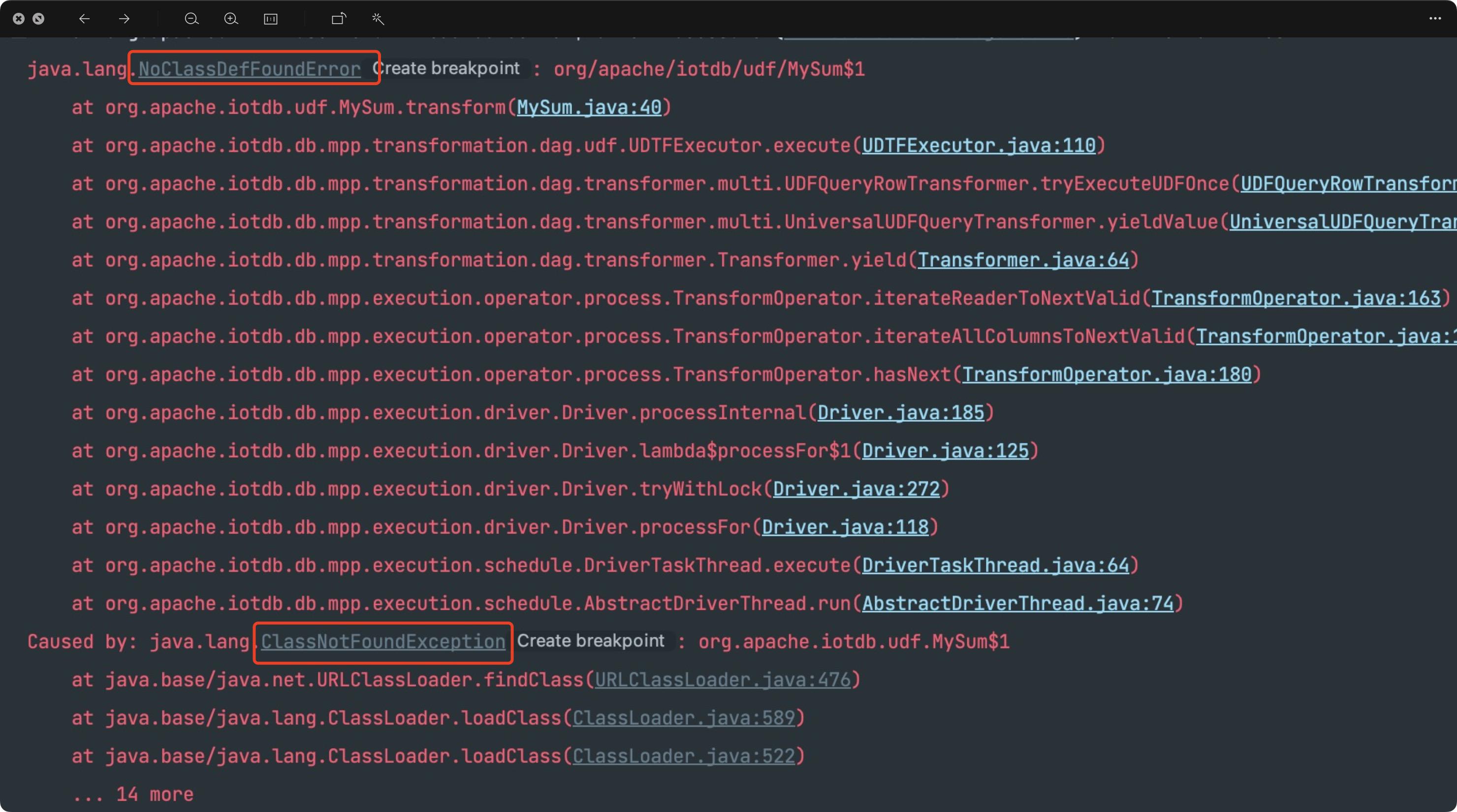 记录 IoTDB 一次问题排查中学到的类加载知识_iotdb failed to reflect udf instance, because udf -CSDN博客