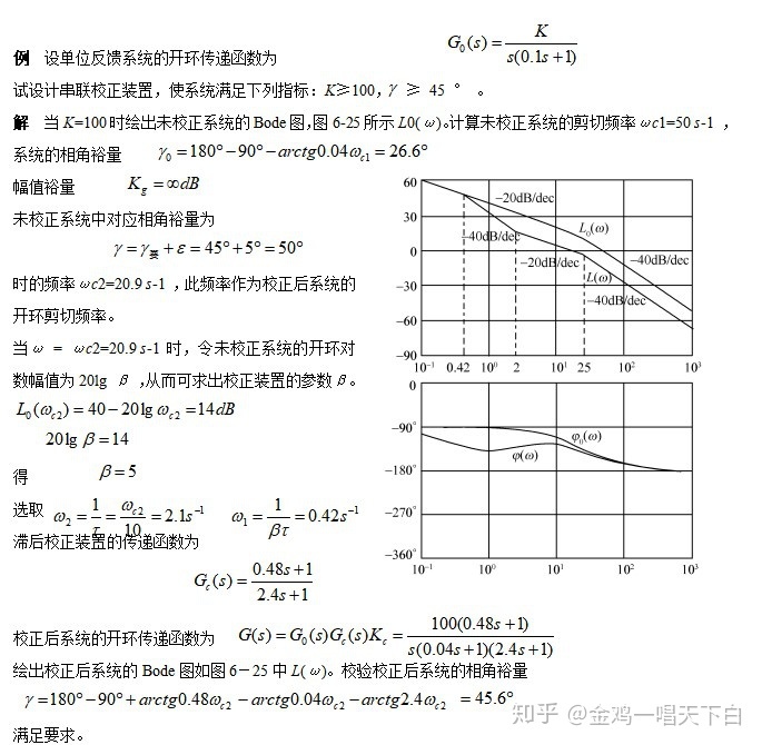 Pid是滞后超前校正第十三讲 控制系统的设计与校正频域法影小白养成记的博客 Csdn博客 